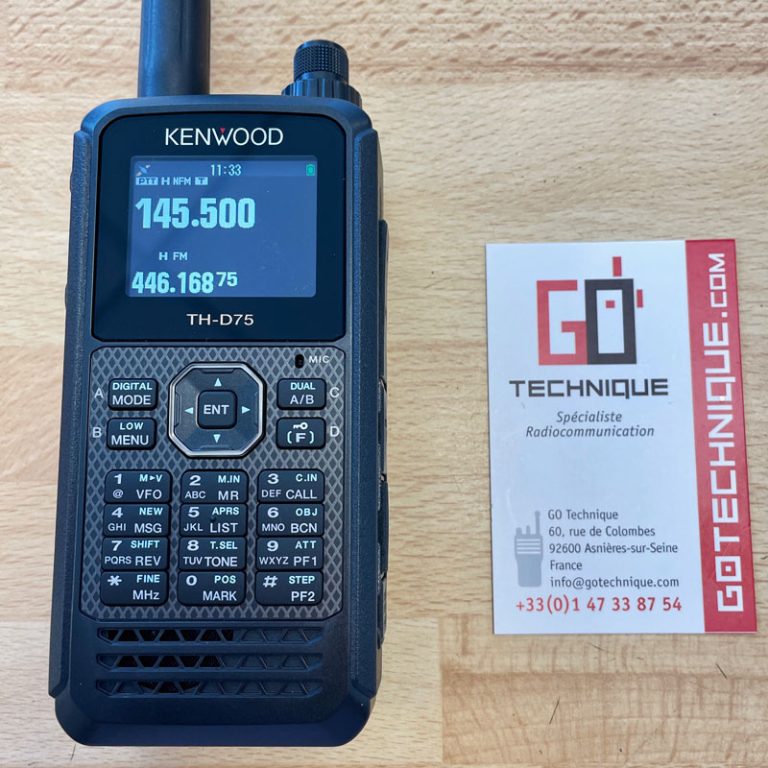 Kenwood THD75 VHF UHF FM DSTAR GPS - GoTechnique